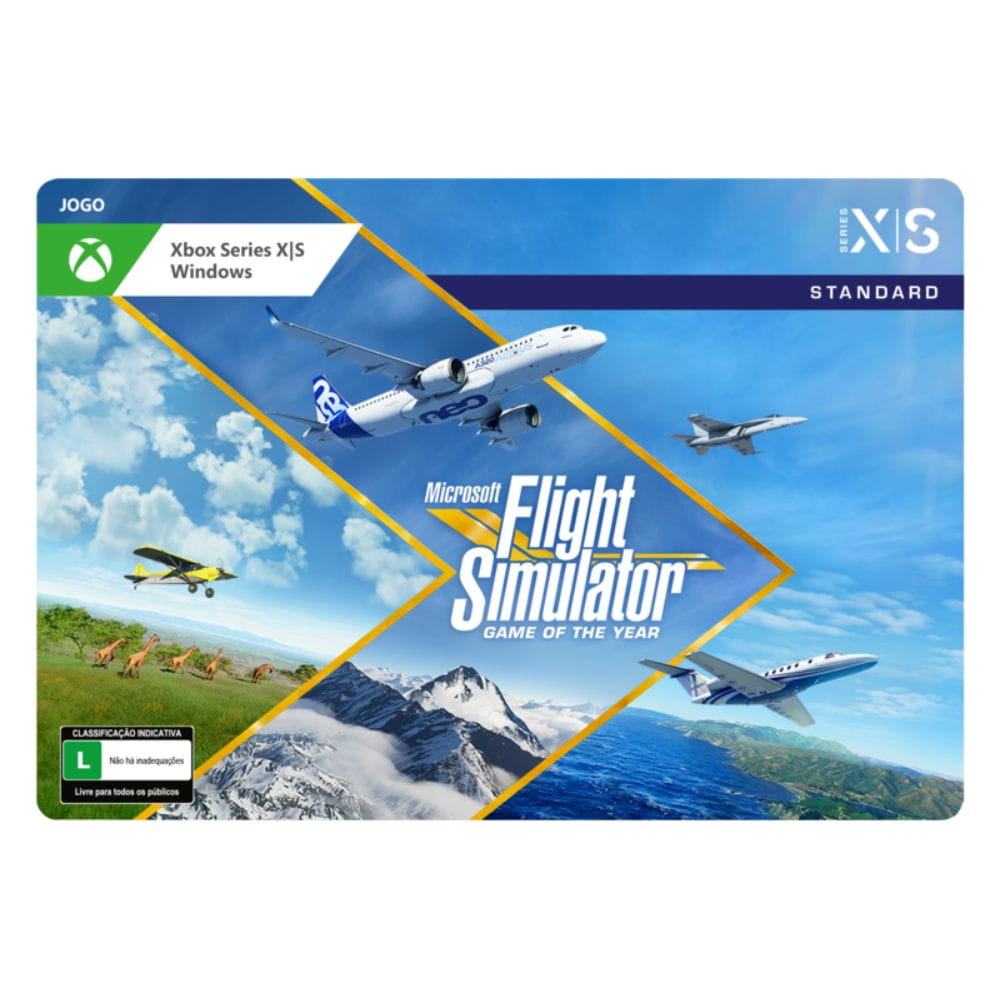 Gift Card Digital C2C Flight Simulator Xbox R$249,95 | Promoção - Webfones
