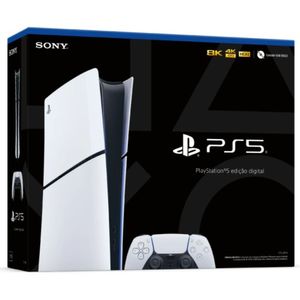 Console Playstation 5 Slim Edicao Digital 1TB Branco Sony